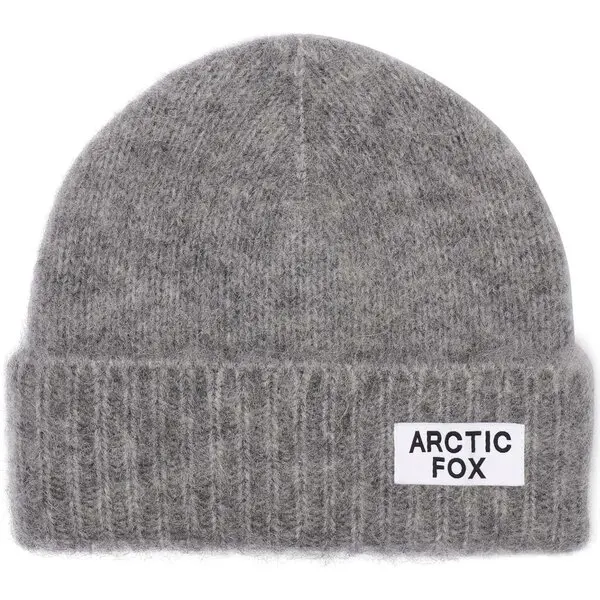 ARCTIC FOX & CO Mohair And Merino Wool Blend Beanie - Arctic Grey