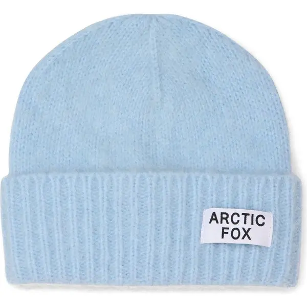 ARCTIC FOX & CO Mohair And Merino Wool Blend Beanie - Sky Blue