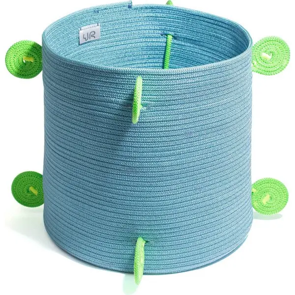 UGLY RUGLY Spiral Storage Basket - Baby Blue Lime
