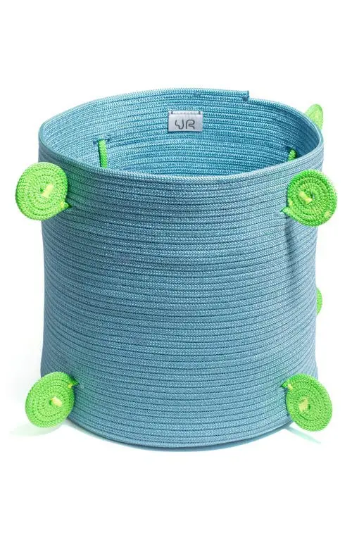 UGLY RUGLY Spiral Storage Basket - Baby Blue Lime