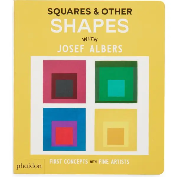 PHAIDON PRESS Squares & Other Shapes' Book - Yellow Multi