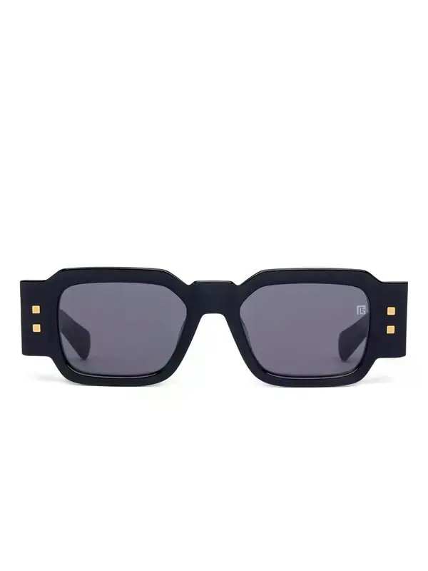 Balmain Square-frame Sunglasses - Black