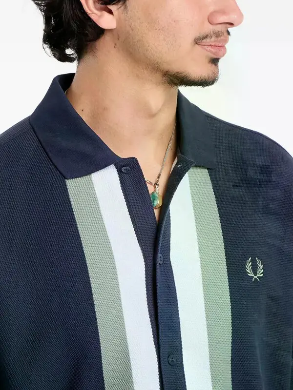 Fred Perry Panelled Button Shirt
