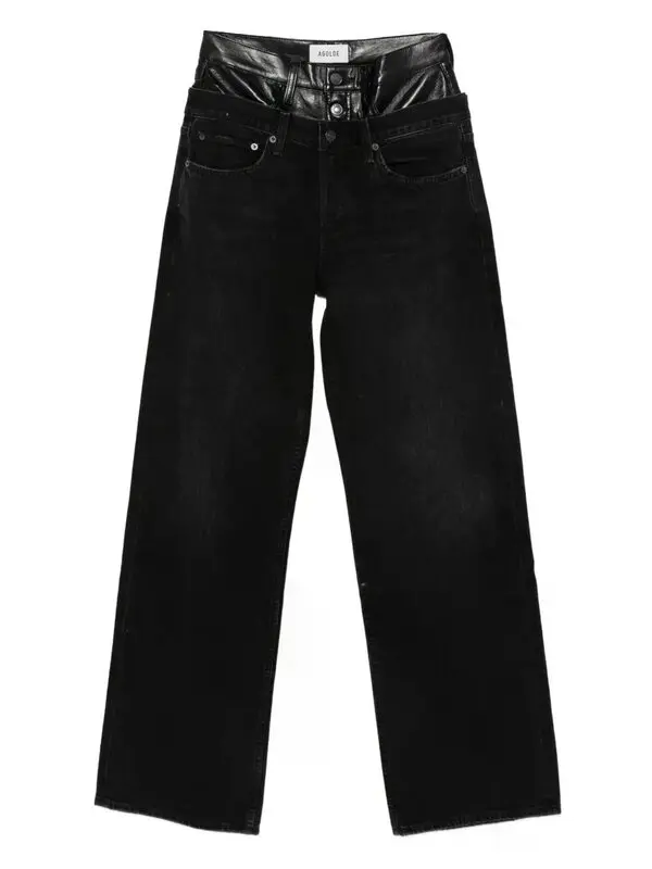 AGOLDE Elson High-waisted Straight Jeans