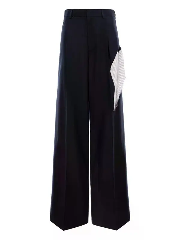 CUANNA Tyra Cut-out Trousers - Blue