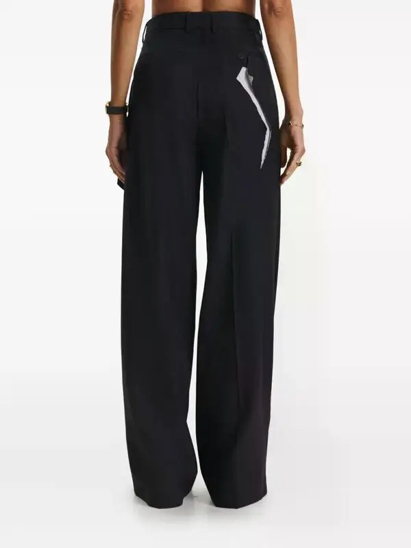 CUANNA Tyra Cut-out Trousers - Blue