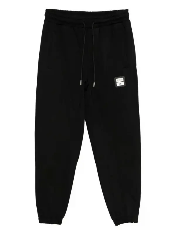 YES LONDON Drawstring-waist Logo-patch Track Pants