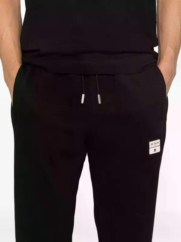 YES LONDON Drawstring-waist Logo-patch Track Pants