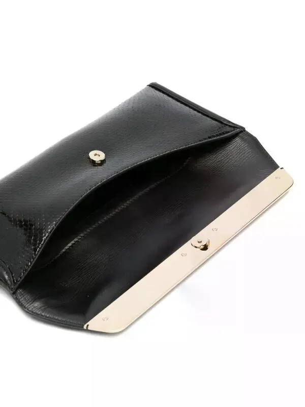 Dsquared2 Metallic-trim Leather Clutch