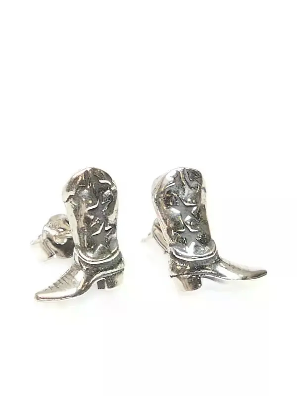 TWOJEYS Boot Stud Earrings - Silver