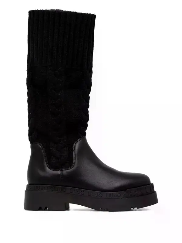 Liu Jo Knitted Panel Boots