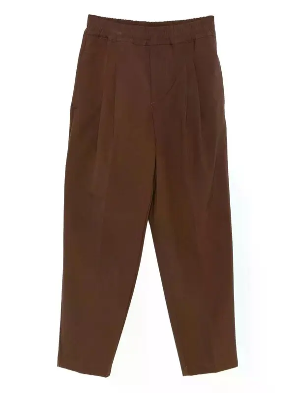 YES LONDON Elasticated-waist Pleated Trousers