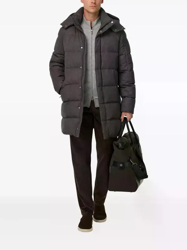 Boggi Milano Flannel Padded Parka
