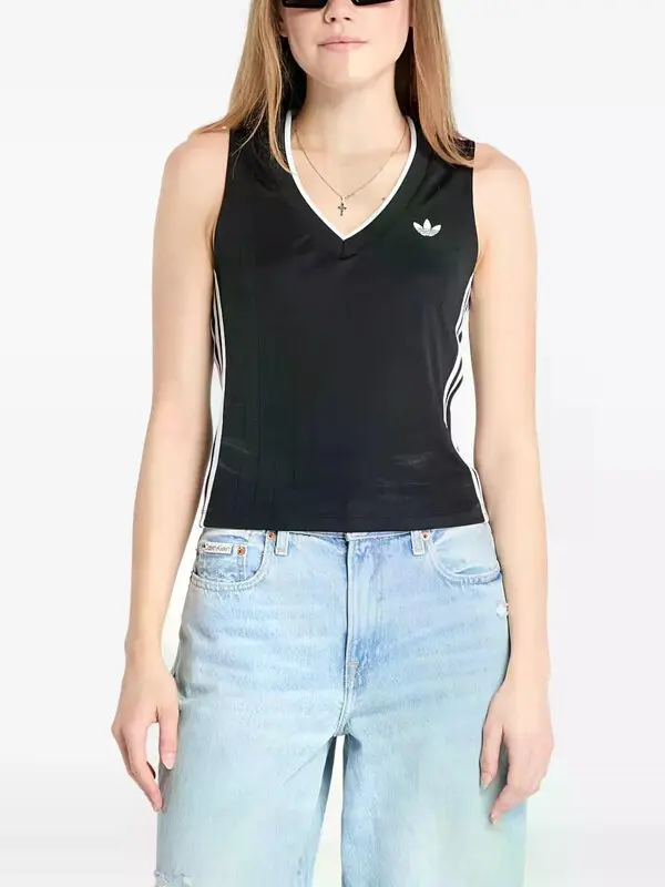 Adidas Ribbed V-neck Tank Top