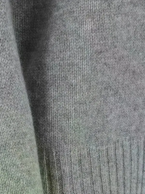 ALLUDE Roll-neck Sweater - Grey