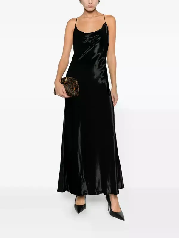 Alberta Ferretti Scoop-neck Midi Dress