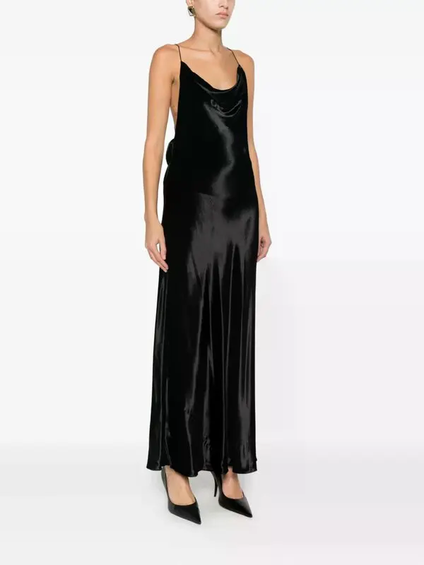 Alberta Ferretti Scoop-neck Midi Dress