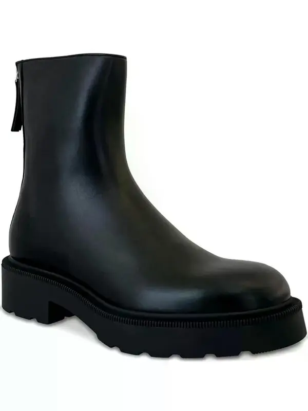 THE ROW Nobilis Leather Boots - Black