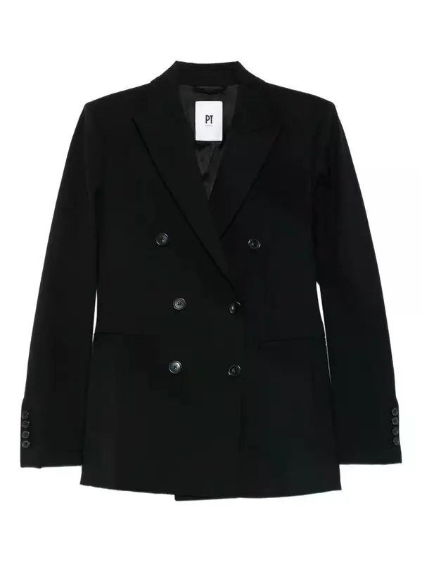 PT TORINO Double-breasted Wool Jacket