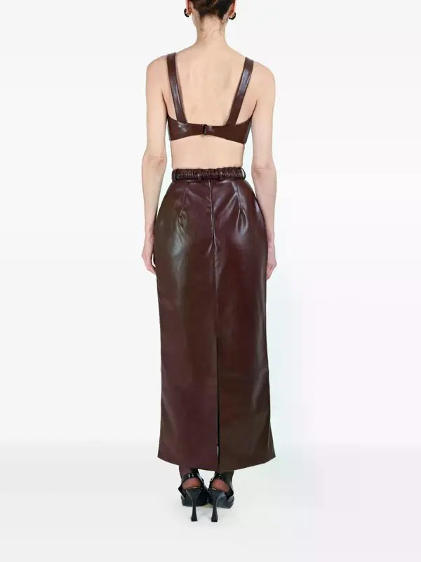 ROWEN ROSE Belted Skirt