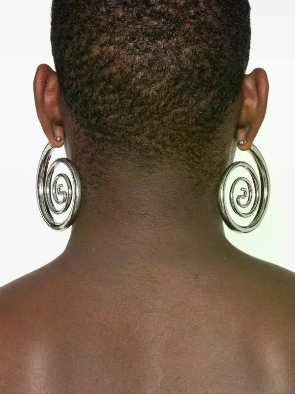 PANCONESI Spiral Earrings - Silver