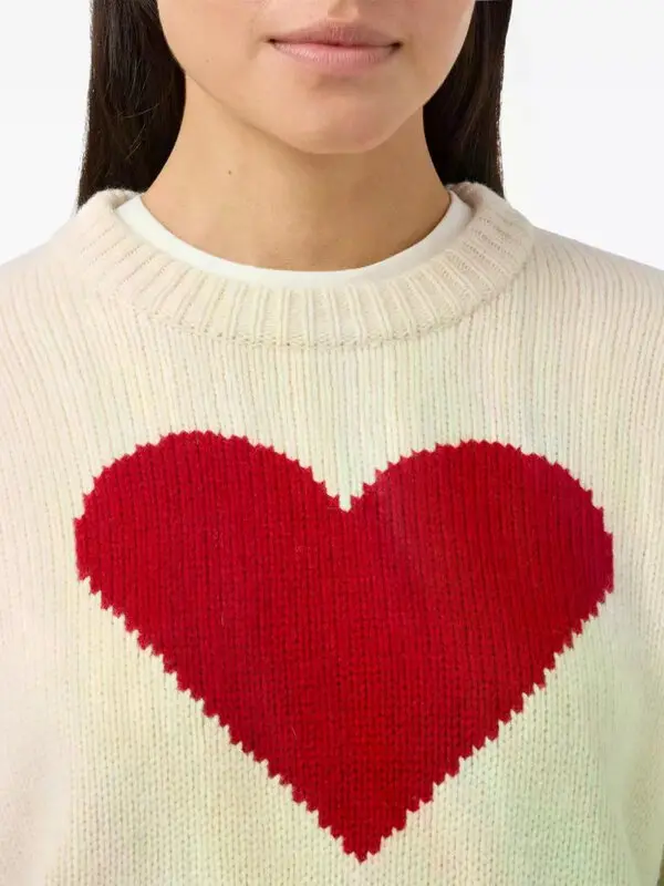 MC2 SAINT BARTH Heart Intarsia Sweater