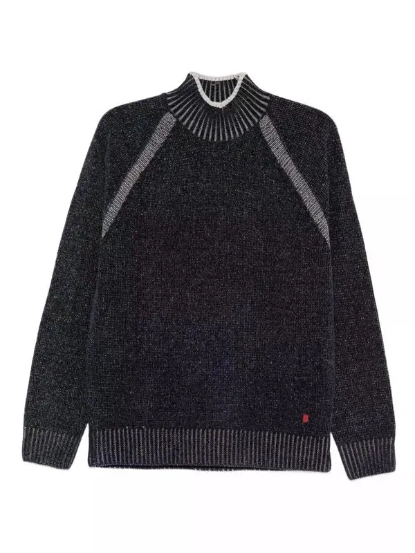 Liu Jo Ribbed Panelled Sweater