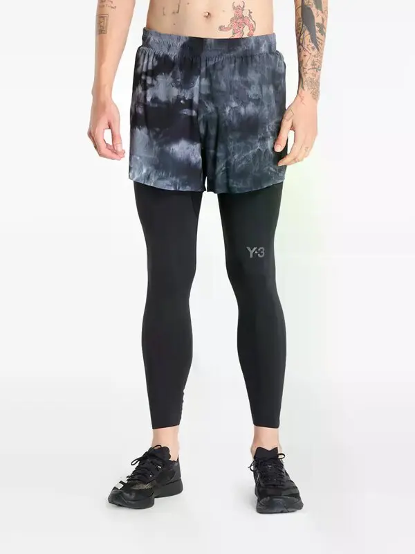 Y3 Tie-dye Running Shorts