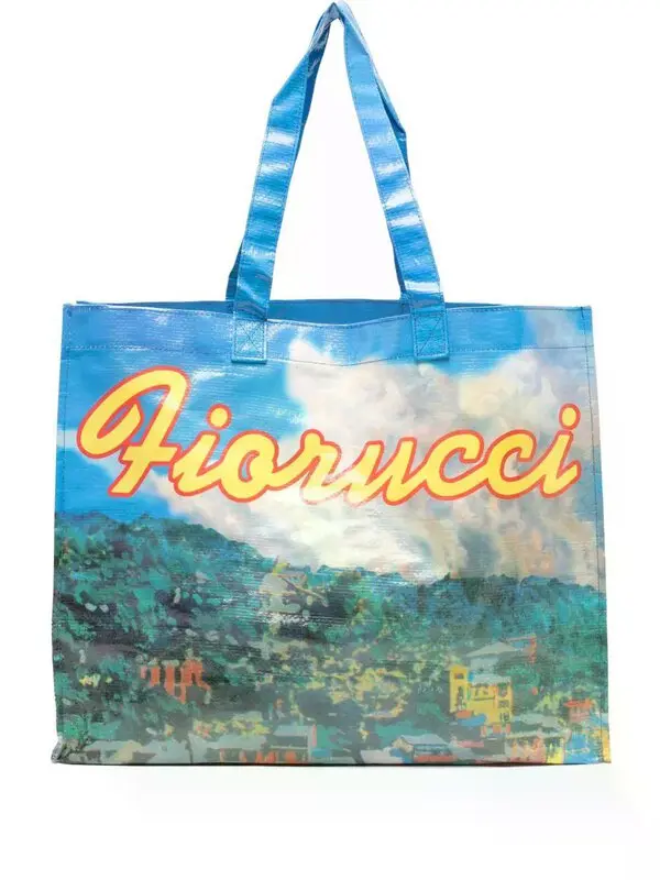 Fiorucci Maxi Portofino Postcard Tote Bag