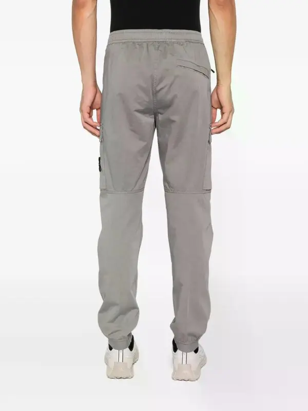 Stone Island Elastic-waistband Cargo Pants - Grey