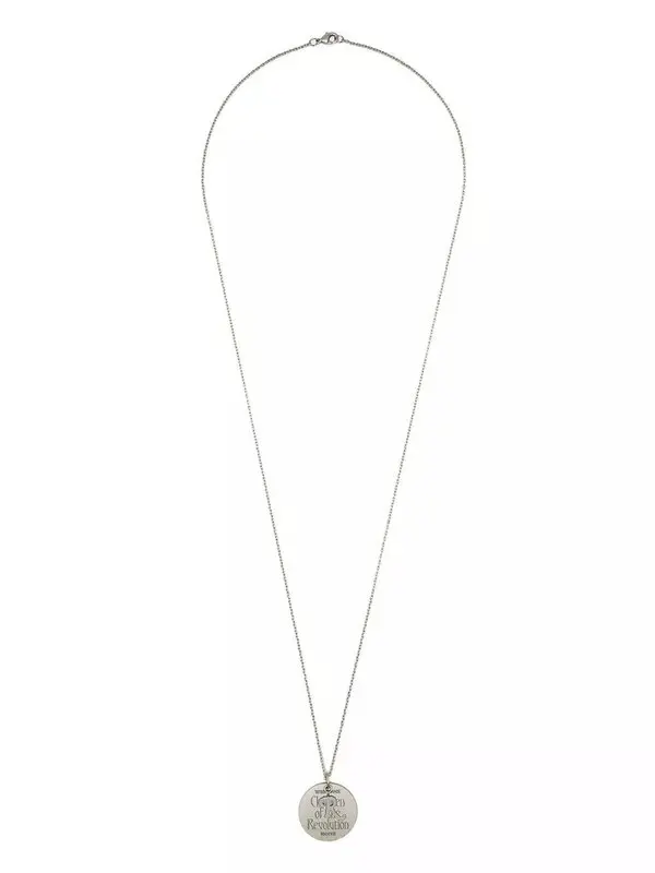Raf Simons Engraved-pendant Necklace