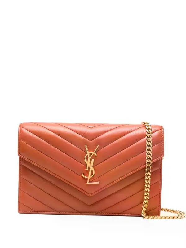 Saint Laurent Chevron Cross Body Bag