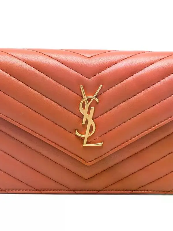 Saint Laurent Chevron Cross Body Bag