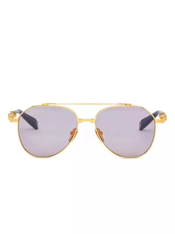 Balmain Pilot-frame Sunglasses - Gold