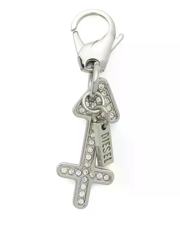 DIESEL® Saggittarius Charm Keyring - Silver