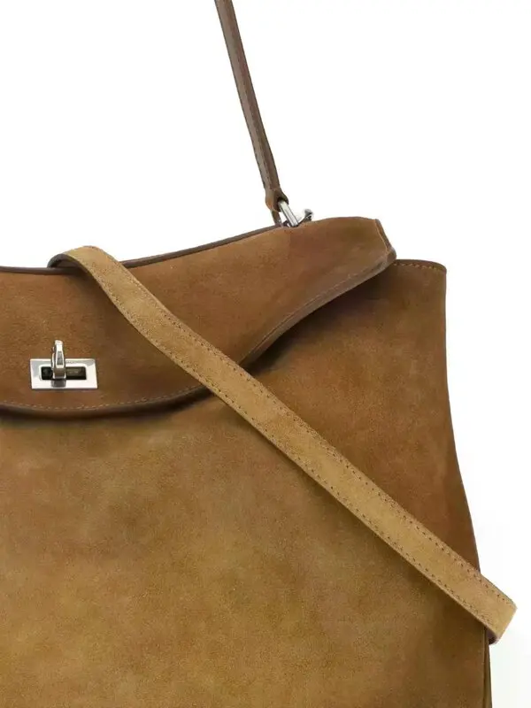 Balenciaga Medium Rodeo Leather Tote Bag - Brown