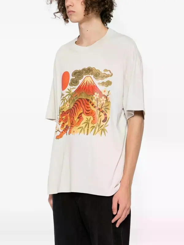 MELT Graphic-print T-shirt - Neutrals