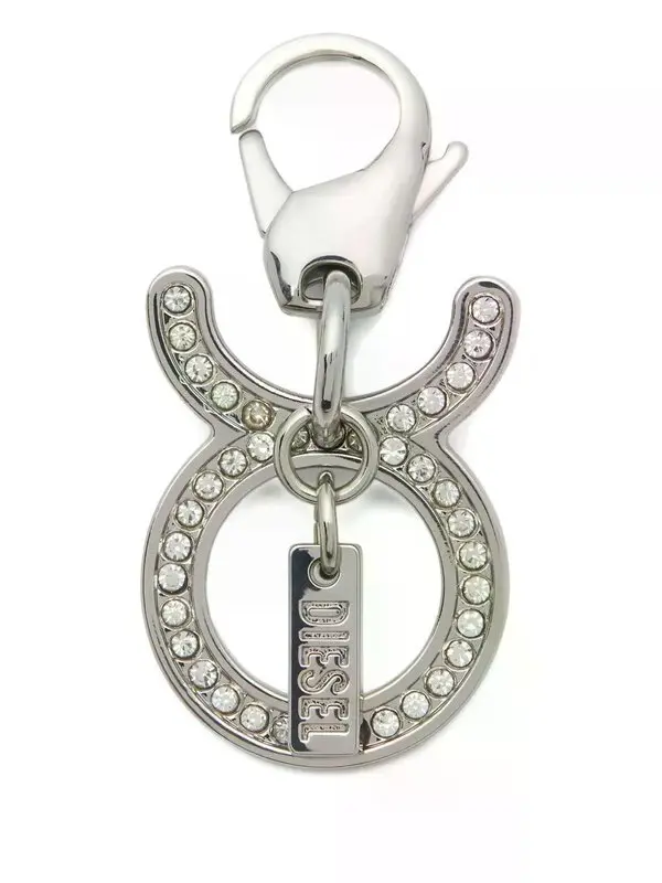 Diesel Taurus Embellished Charm Keyring