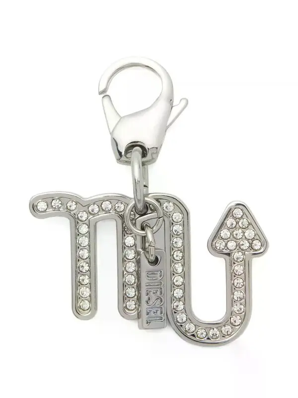 DIESEL® Scorpio Charm Keyring - Silver