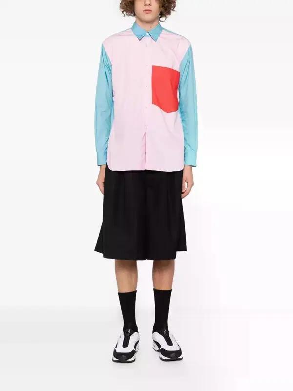 Comme Des Garçons Colour-patch Shirt