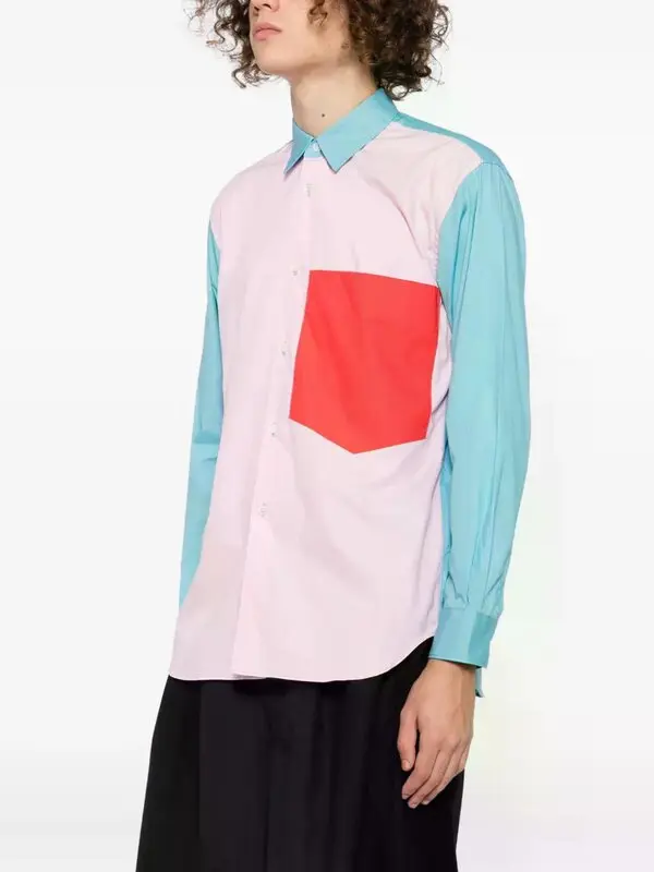 Comme Des Garçons Colour-patch Shirt