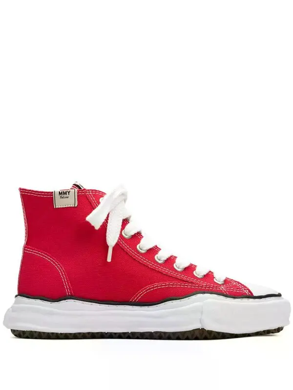 Mihara Yasuhiro Peterson High Original Sole Sneakers - Red