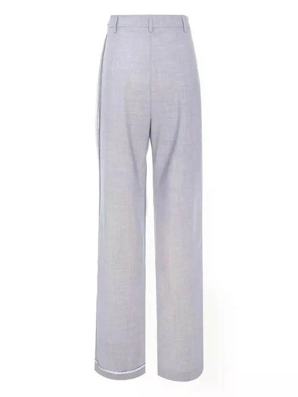 CUANNA Pinstripe Panel Trousers