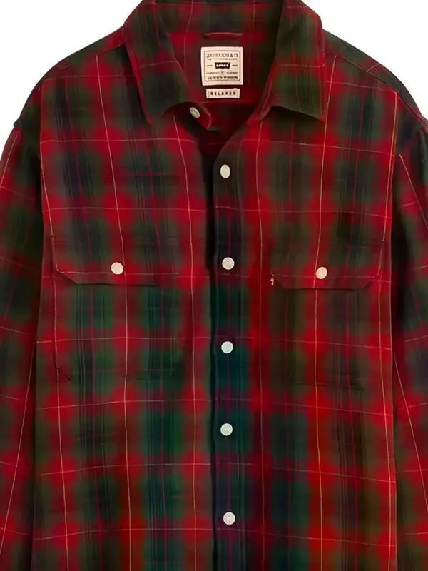 LEVI'S Plaid-pattern Long-sleeve Shirt
