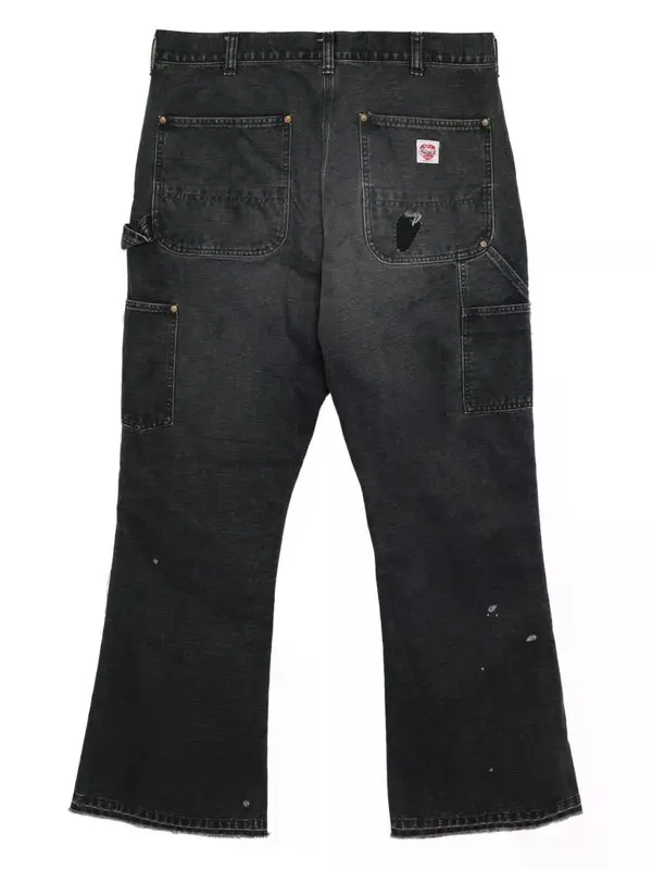SAINT MXXXXXX Patchwork Bootcut Jeans