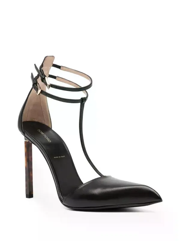 TOM FORD 105mm T-strap Pumps - Black