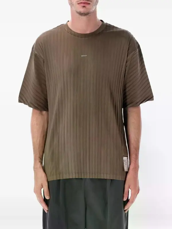 Satisfy Crew-neck Ribbed T-shirt