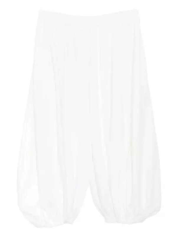 Comme Des Garçons Cropped Trousers - White