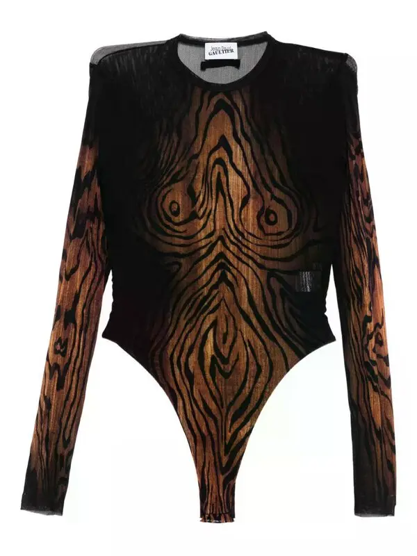 JEAN PAUL GAULTIER The Wood Bodysuit - Brown