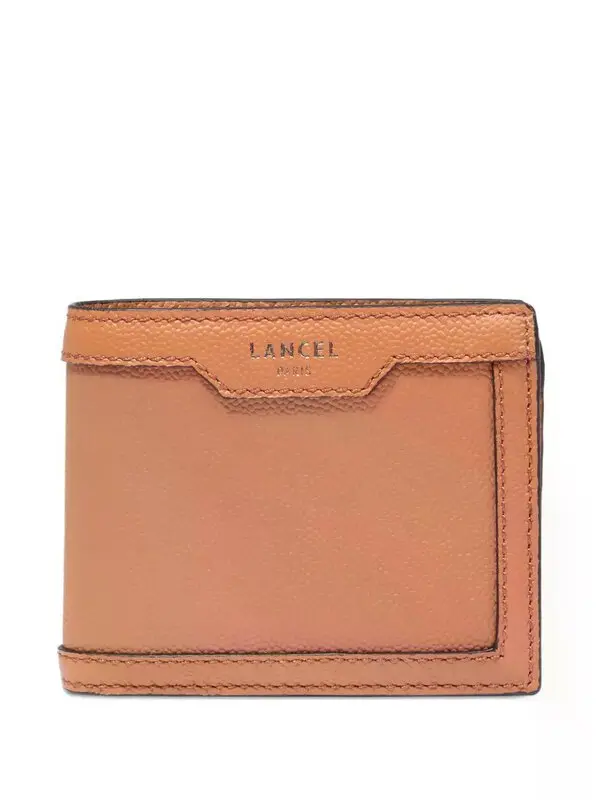 LANCEL Leather Compact Wallet - Brown
